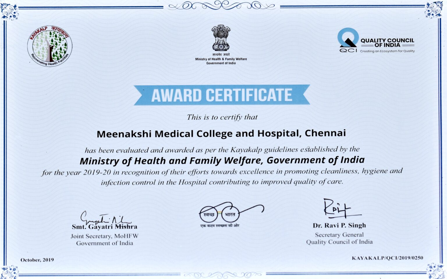 Accreditations & Recognitions – MAHER